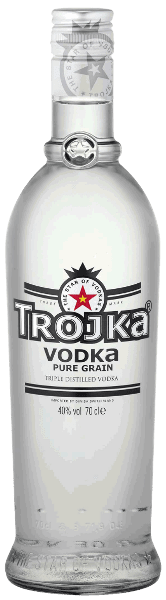 VODKA TROJKA PURE GRAIN 40° 70cl | E-Shop